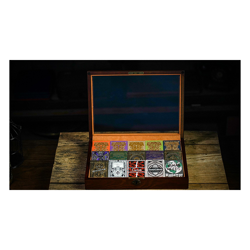 15 Deck Wooden Storage Box by TCC