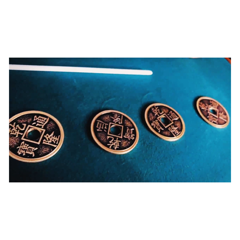 Silver Chinese Coins Set by Lion Miracle - Trick