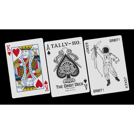 Orbit Tally Ho Circle Back (Red) Playing Cards