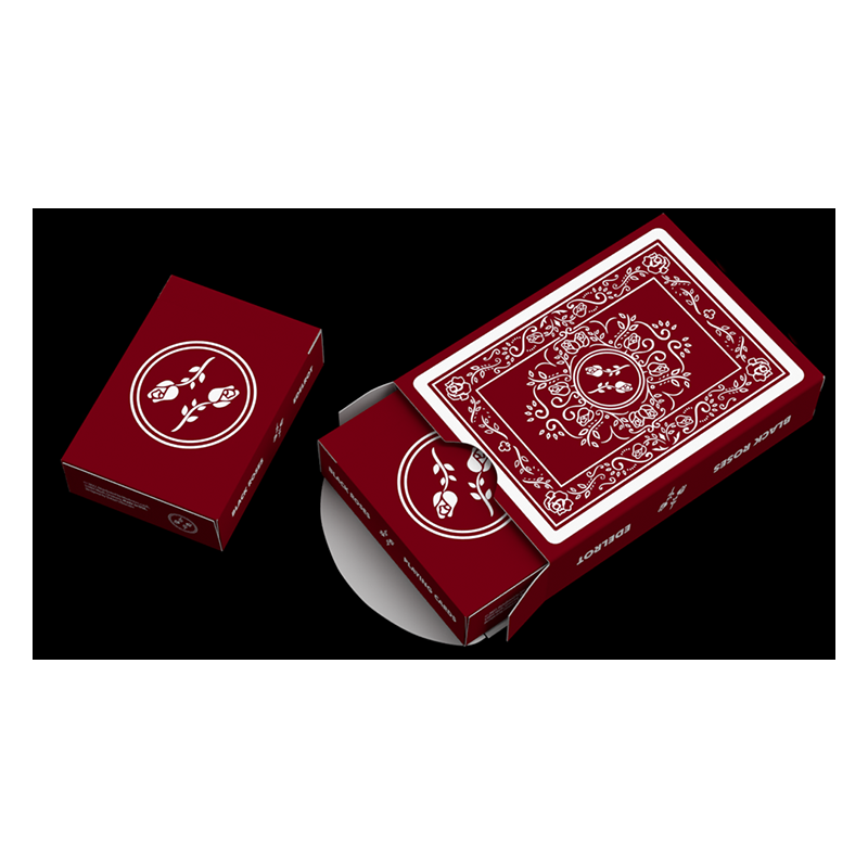 Jeux de Cartes - BLACK ROSES EDELROT MINI (Collector's Box) - MAGIE DIRECTE
