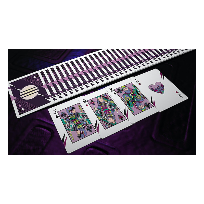 Retro Wave Playing Cards