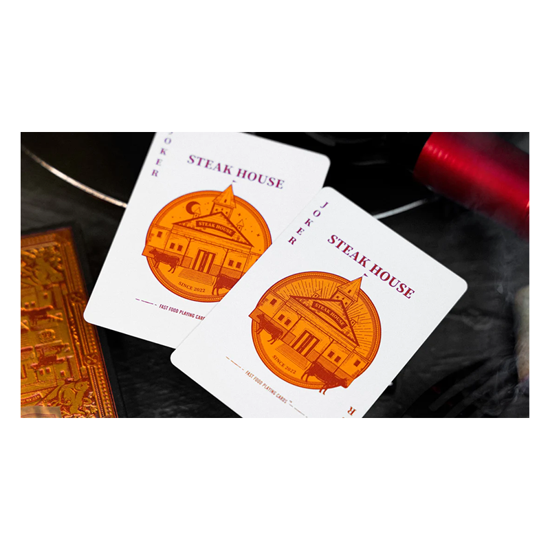Steak House Playing Cards by Fast Foods Playing Cards