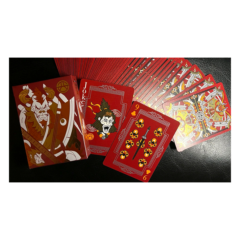 Bull Demon King Craft (Confusion Red) Playing Cards