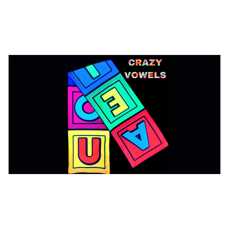 Crazy Vowels by PlayTime Magic DEFMA