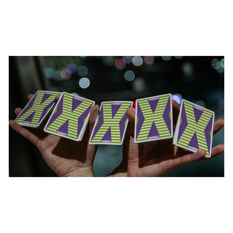 Tempo-Lab Purple Playing Cards
